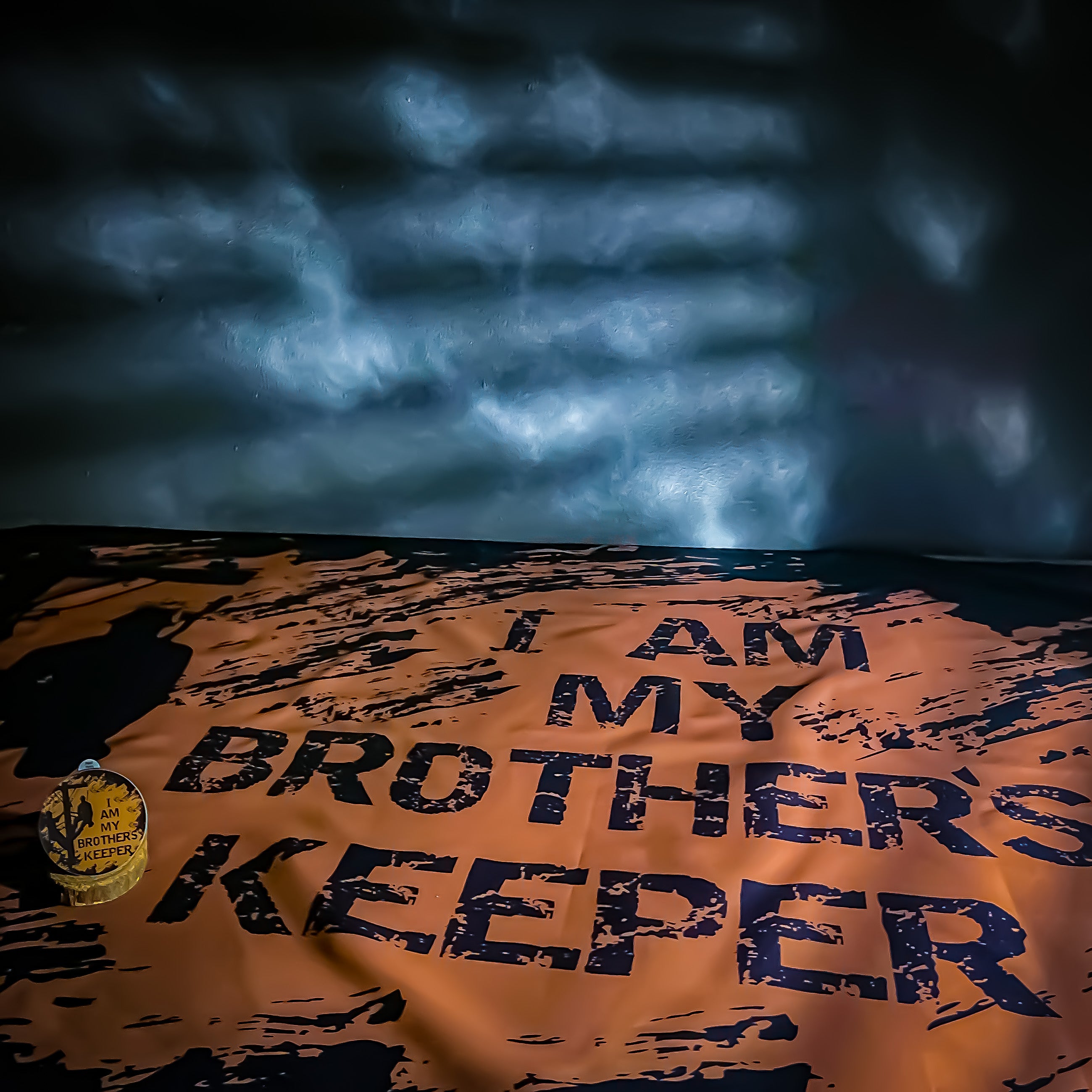 I Am My Brother's Keeper Flag With Matching Sticker | The LineCrate