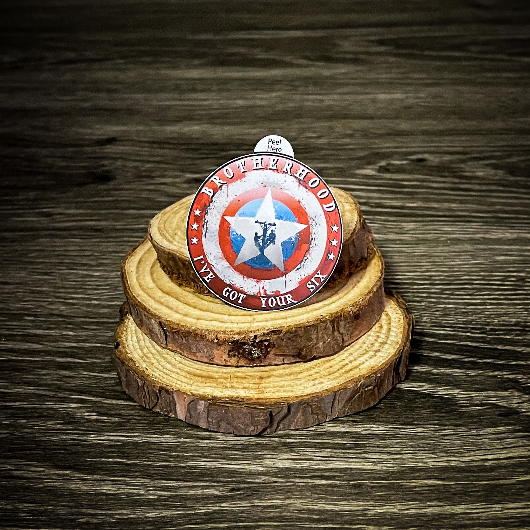 "Brotherhood - I've Got Your Six" Sticker | The LineCrate
