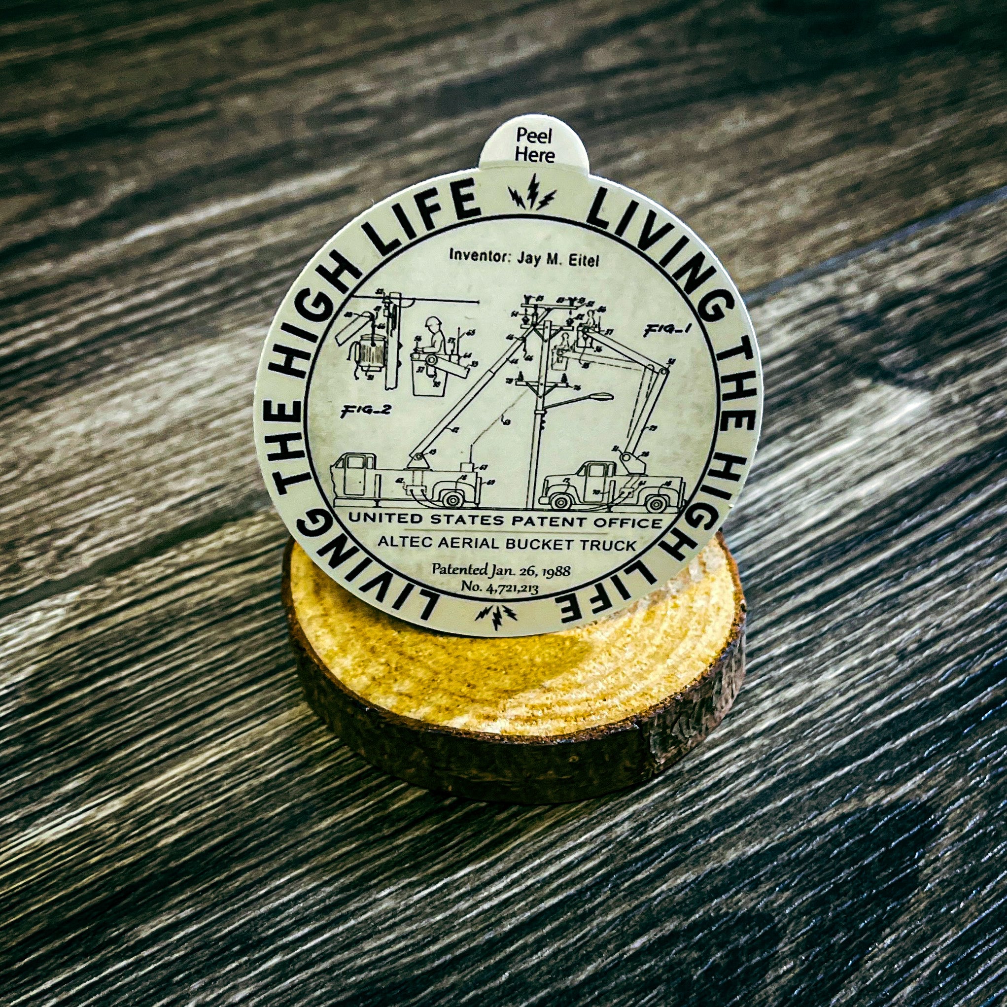 Living The High Life Sticker | The LineCrate